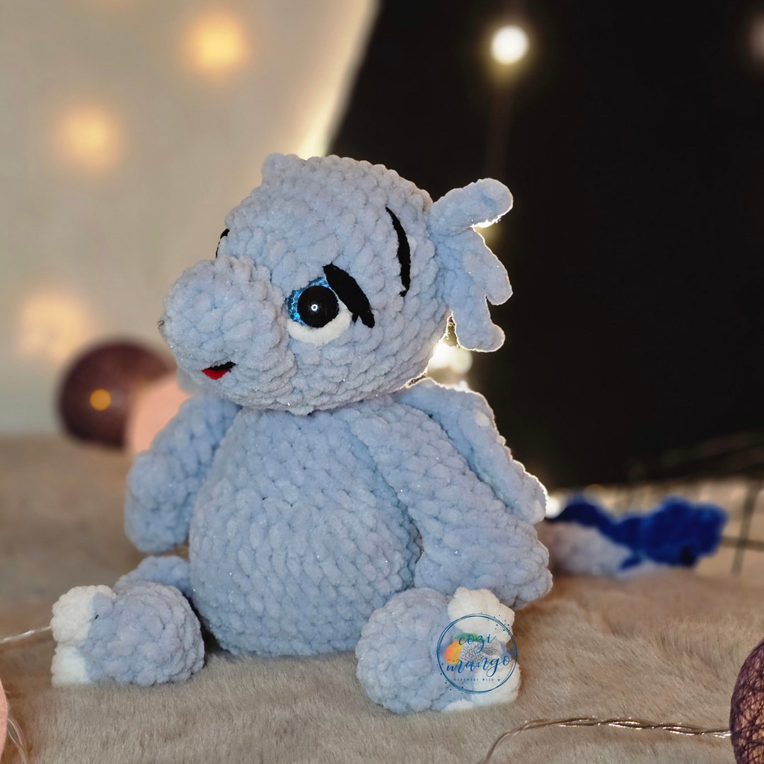 READY TO SHIP Crochet Water Dragon Plushie - Etsy