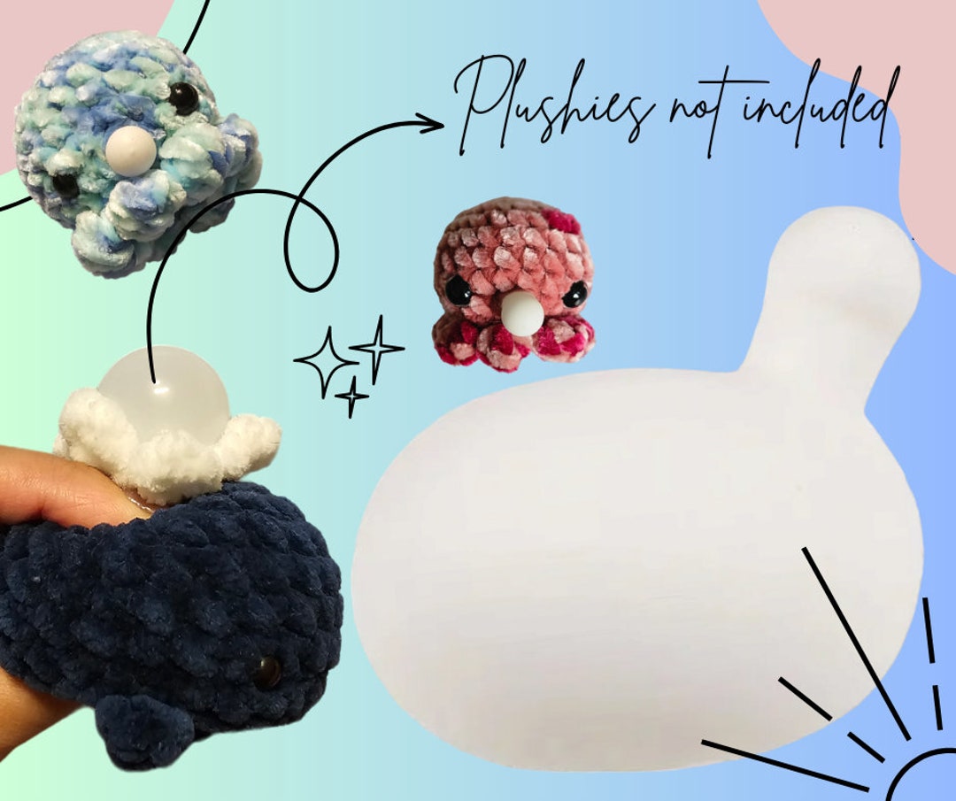 Squishy Press Bubble Blowing Toy Insert Accessory Craft Supply (5 or 10 ...