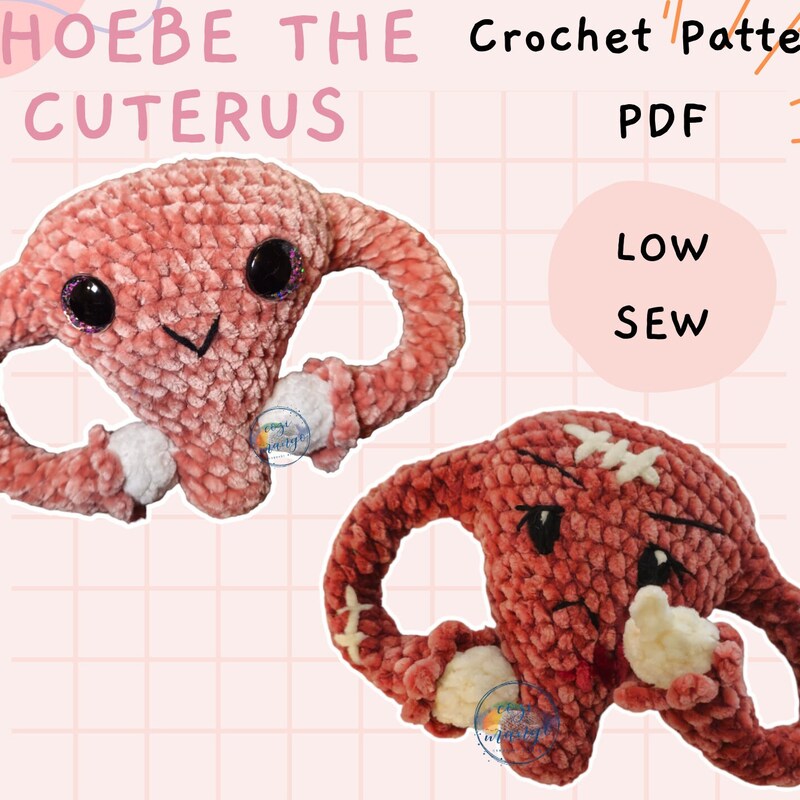 Uterus Crochet Pattern - Etsy