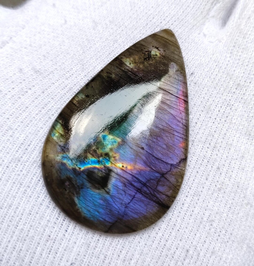 Very Rare Purple Labradorite Gemstone, Purple Flashy Labradorite ...