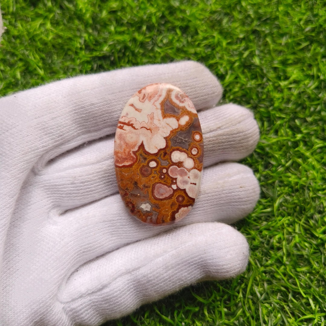 Very Rare Quality Rosetta Jasper, Rosetta Jasper Cabochon, Loose Gemstone Rosetta Cabochon ...