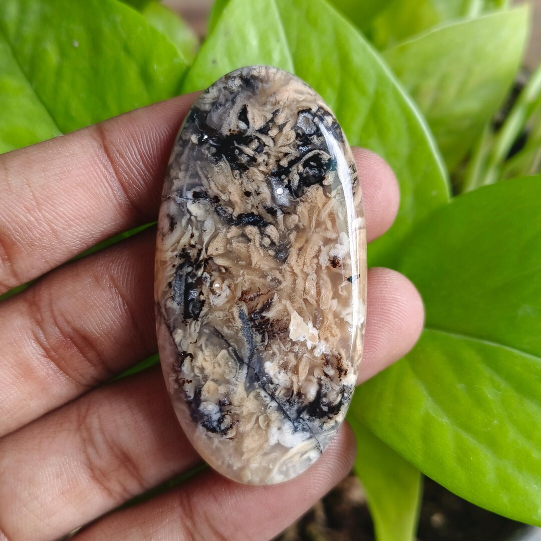 Amazing Tiger Dendrite Agate Stone Loose Dendrite Stone for Jewellery ...