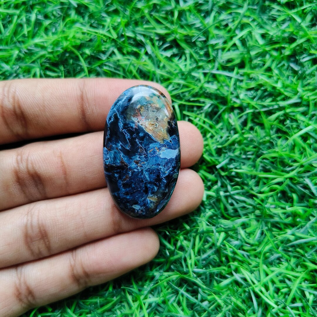 Natural Blue Fire Pietersite Oval Cabochon Pietersite Gemstone ...