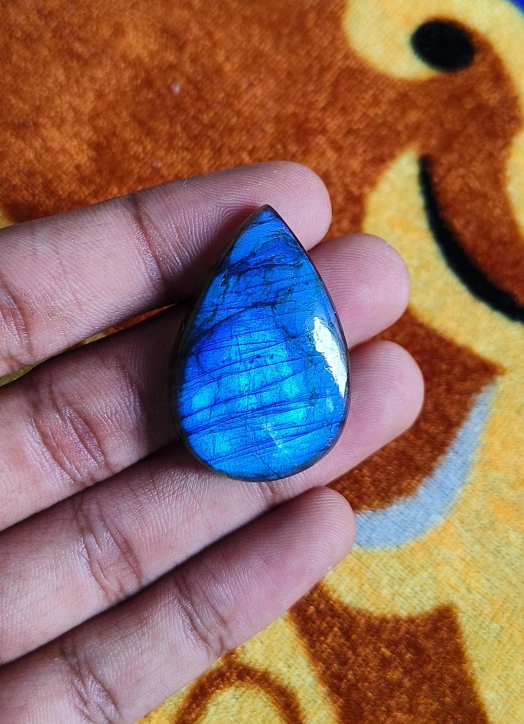 Brilliant Deep Blue Sheen Premium Labradorite Gemstone Cabochons ...