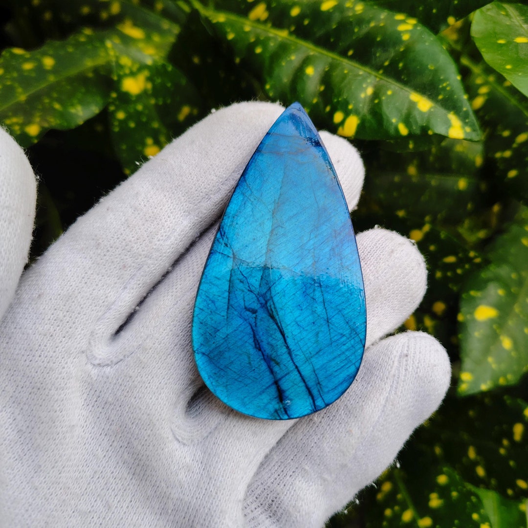 Brilliant Deep Blue Sheen Premium Labradorite Gemstone Cabochons ...