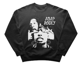 ASAP Rocky Hoodie, Asap Graphic Sweatshirt, Rocky Merch, Rap Shirt ...