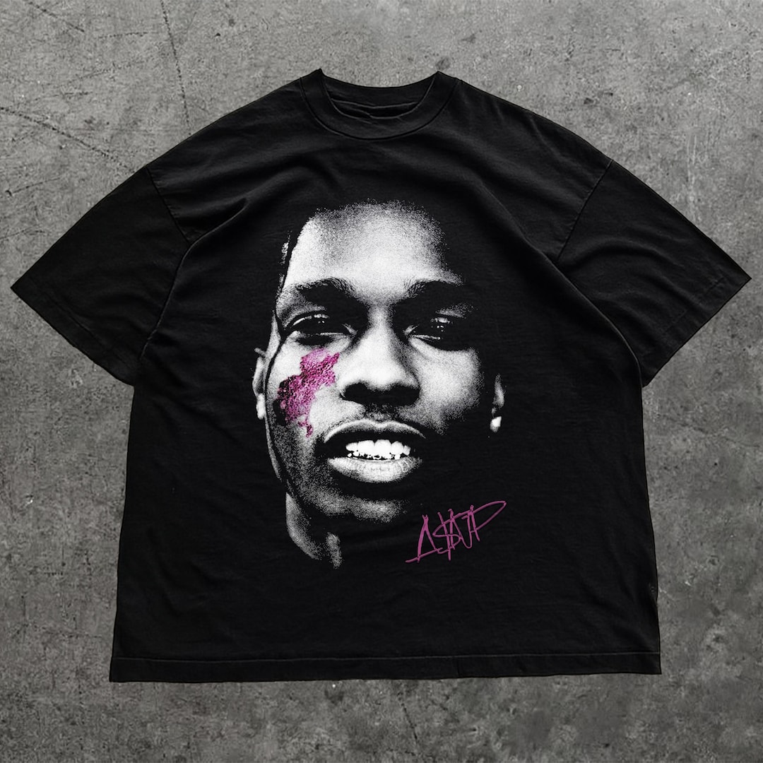 Vintage ASAP Rocky T-shirt, Asap Graphic Tee, Rocky Merch, Rap Shirt ...