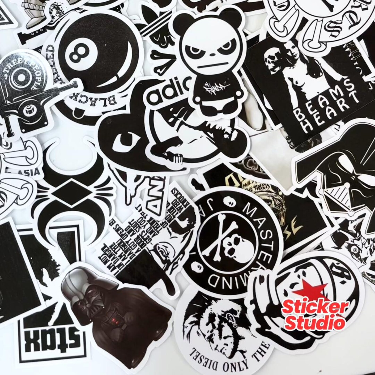 100PCS Stickers Laptop Motorcycle Stationery Decoration Sticker Pack - Etsy