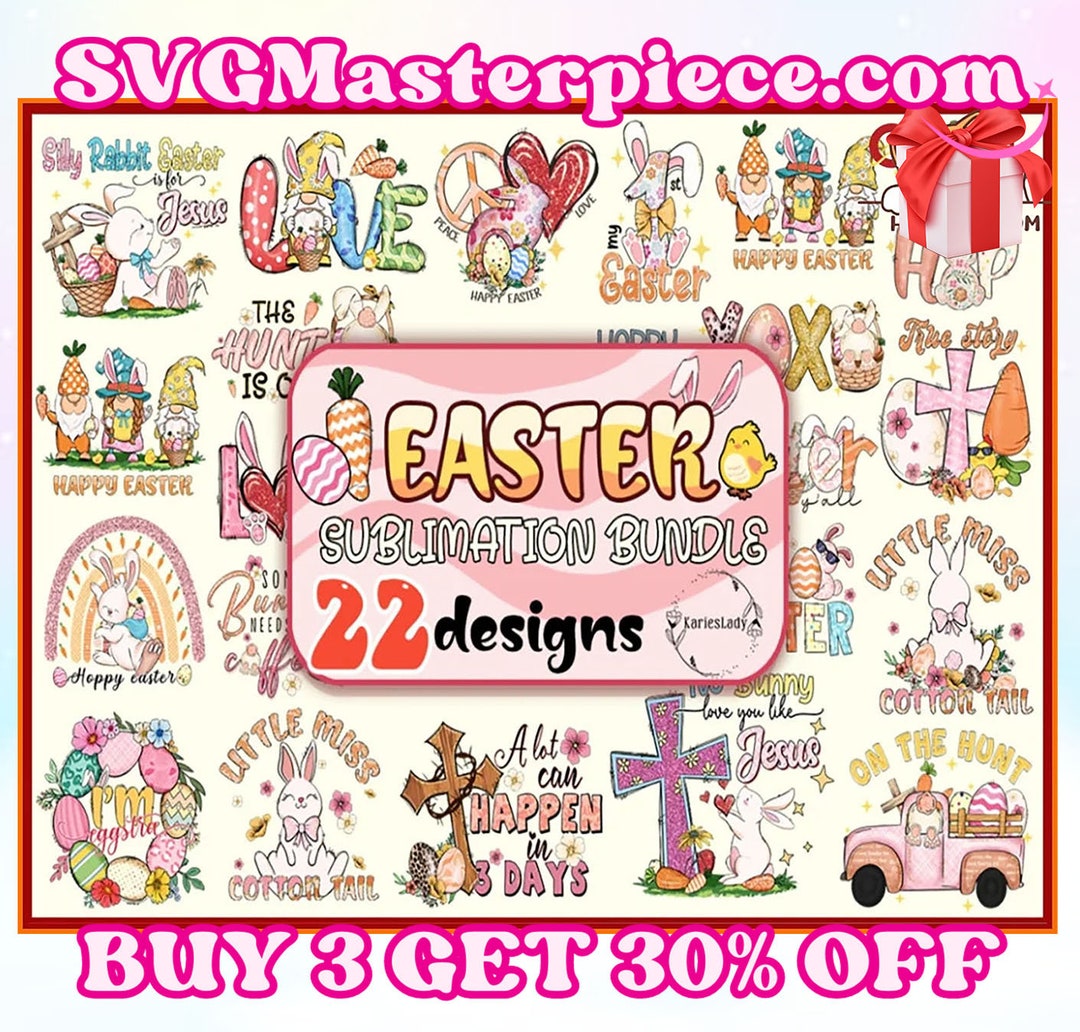 22 Easter PNG Bundle, Easter Eggs Png, Retro Easter PNG, Funny Easter Png, Easter Png, Bunny Png ...