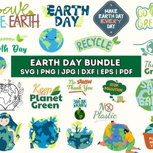 Earth Day SVG PNG, Globe Svg, Recycle Svg, Make Everyday Earth Day ...