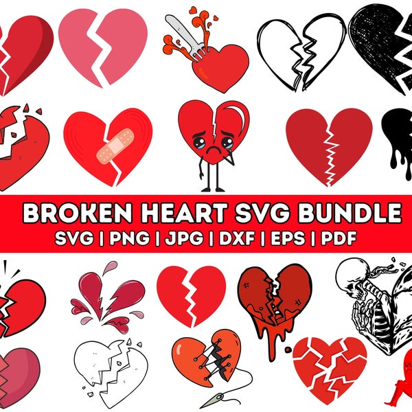 Broken Hearts - Etsy