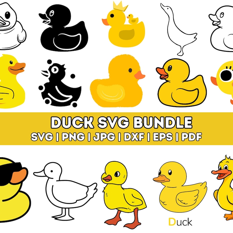 Duck Svg - Etsy