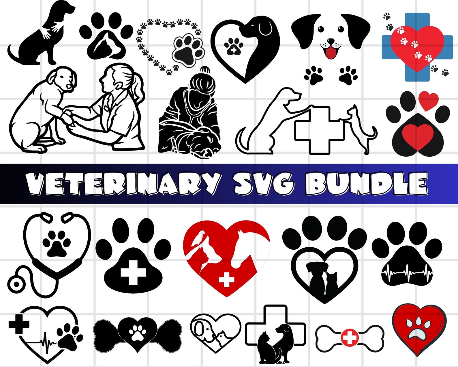 Veterinarian SVG Bundle\ Animals Svg\ Pet Doctor Svg\ Doctor Svg ...