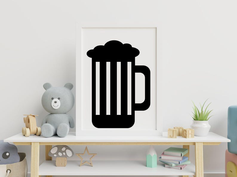 Beer SVG Clipart Bundle: Craft Beer, Mugs, Bottles (digital Download ...