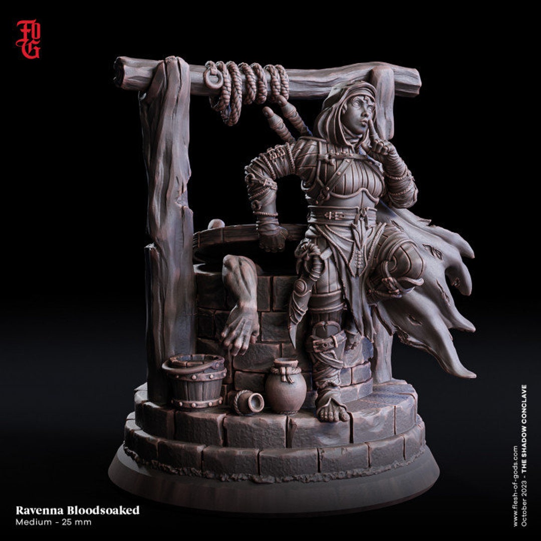 Dnd Assassin Rogue Miniature for D&D Street Thief Hero Character for ...