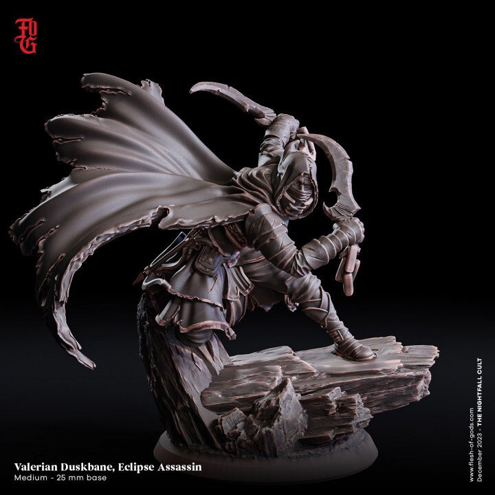 Dnd Stealth Assassin Miniature for D&D Thief Hero Character for ...