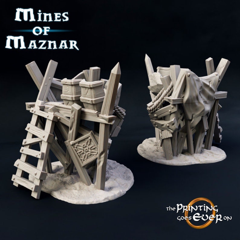 Dnd Terrain Cave Scaffolding Mines for Dungeons and Dragons, Mines of ...