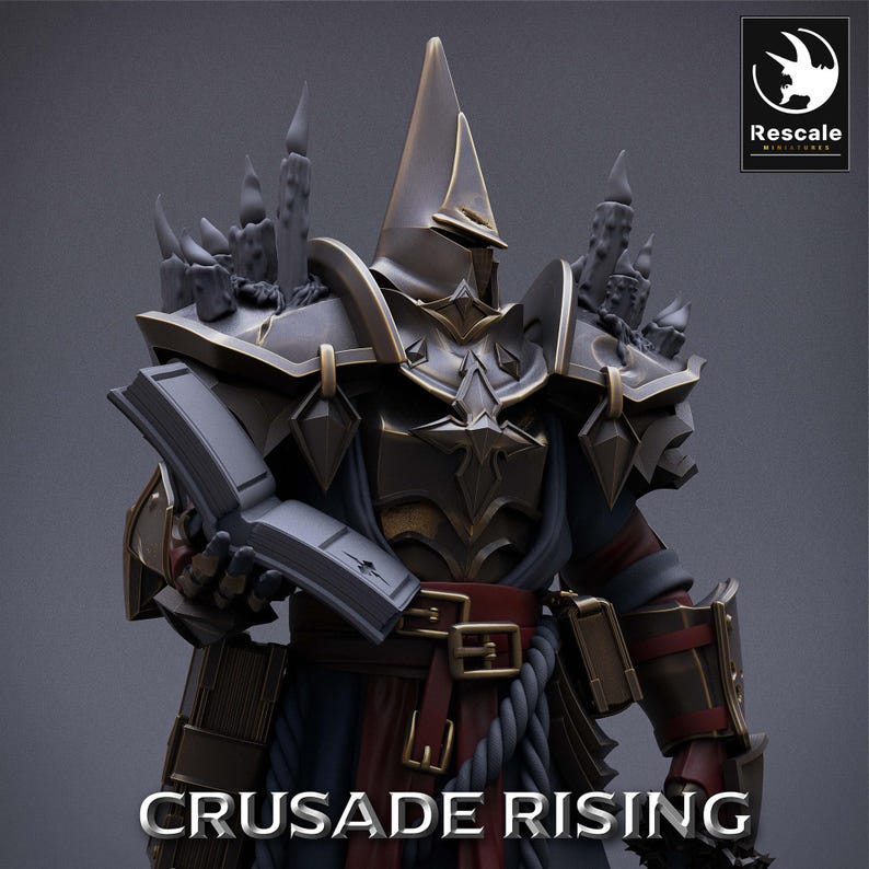 War Prophet Priest, Character Miniature New Antioch Mini DND Models ...