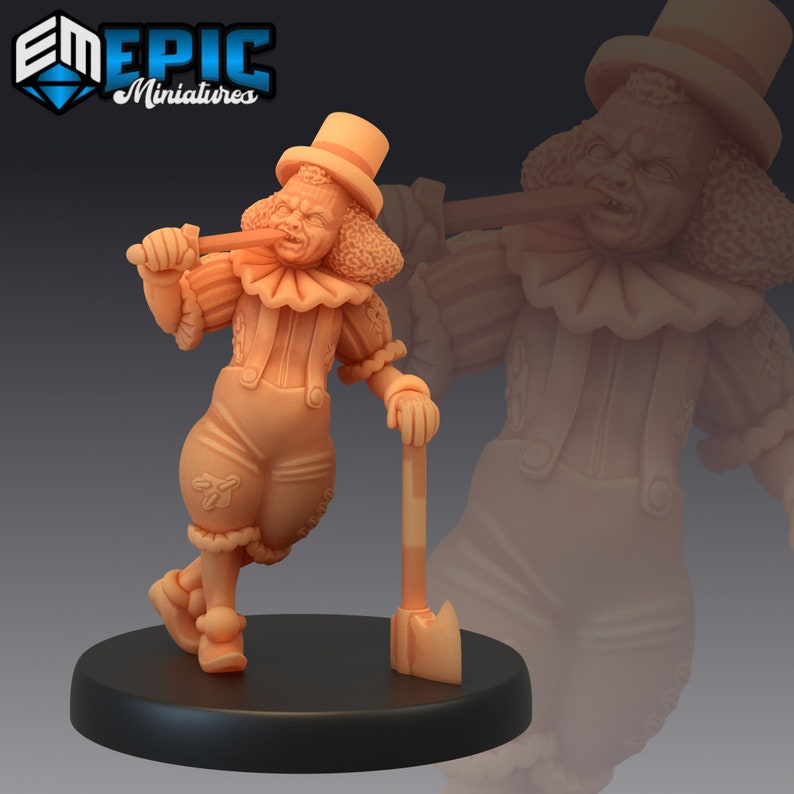 Dnd Clown Miniature Bundle Dungeons and Dragons Minis Perfect for ...
