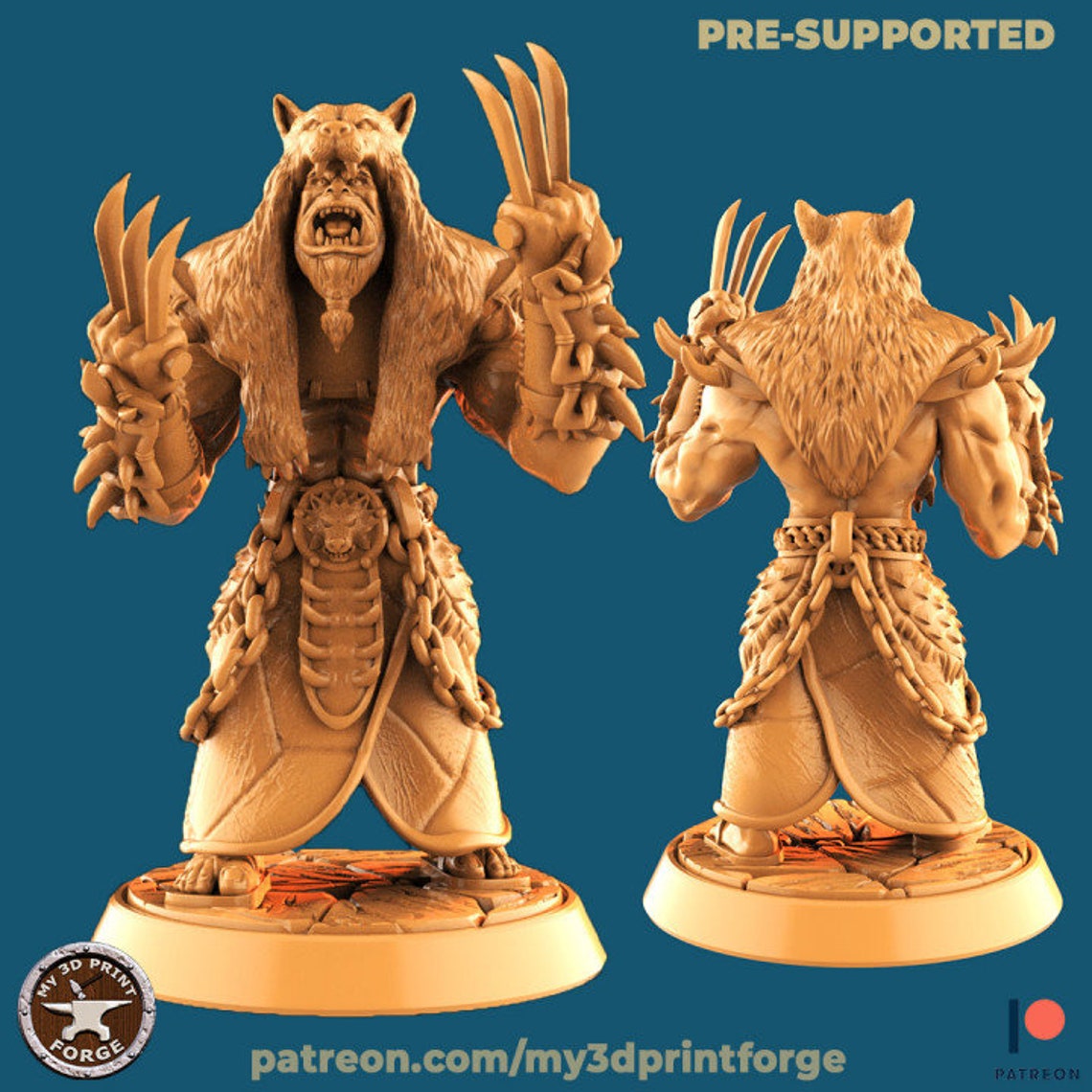 Dnd Orc Shaman Miniature for Dnd World of Warcraft Minis Dungeons and ...