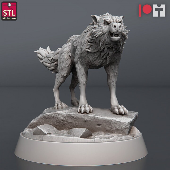 Dnd Werewolves and Wolves Miniatures Bundle, D&D Dungeon Quest Set ...