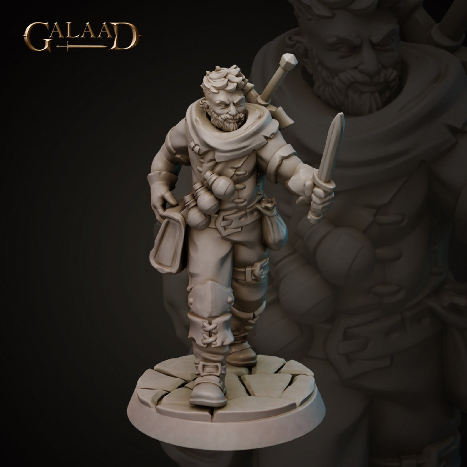 Dnd Bandit Miniatures Bundle, D&D Dungeon Quest Set Dungeons and ...