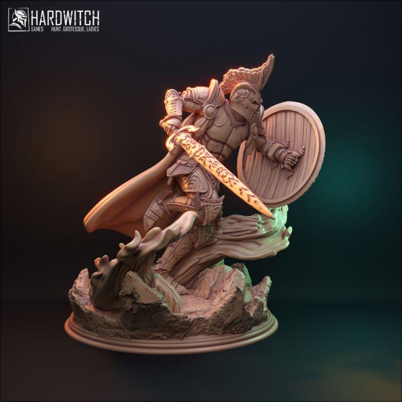 Dnd Storm Giant Mini for Dungeons and Dragons Mini Warrior Gecko ...