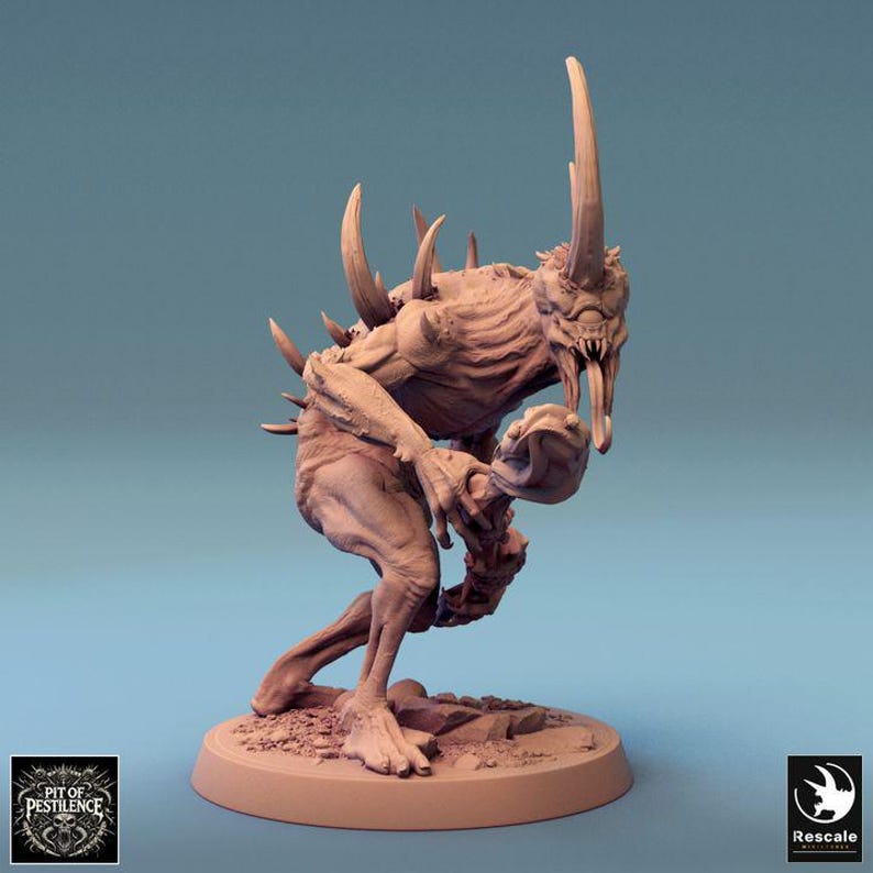 Dnd Disease Demon Miniature Dnd Enemy Mini for Dungeons and Dragons ...