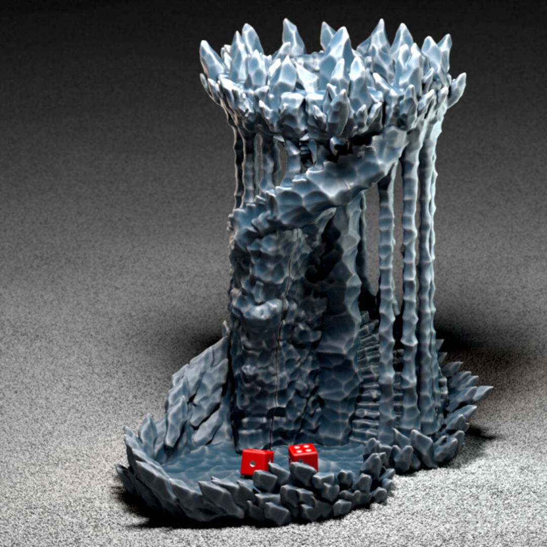 Dnd Underdark Dice Tower Dungeons and Dragons Gift Dnd Geometric Dice ...