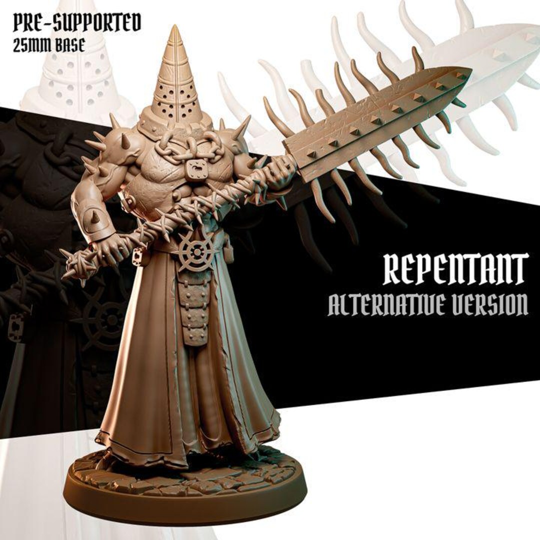 Executioner, Communicant Miniature Trench Crusade Mini DND Models ...