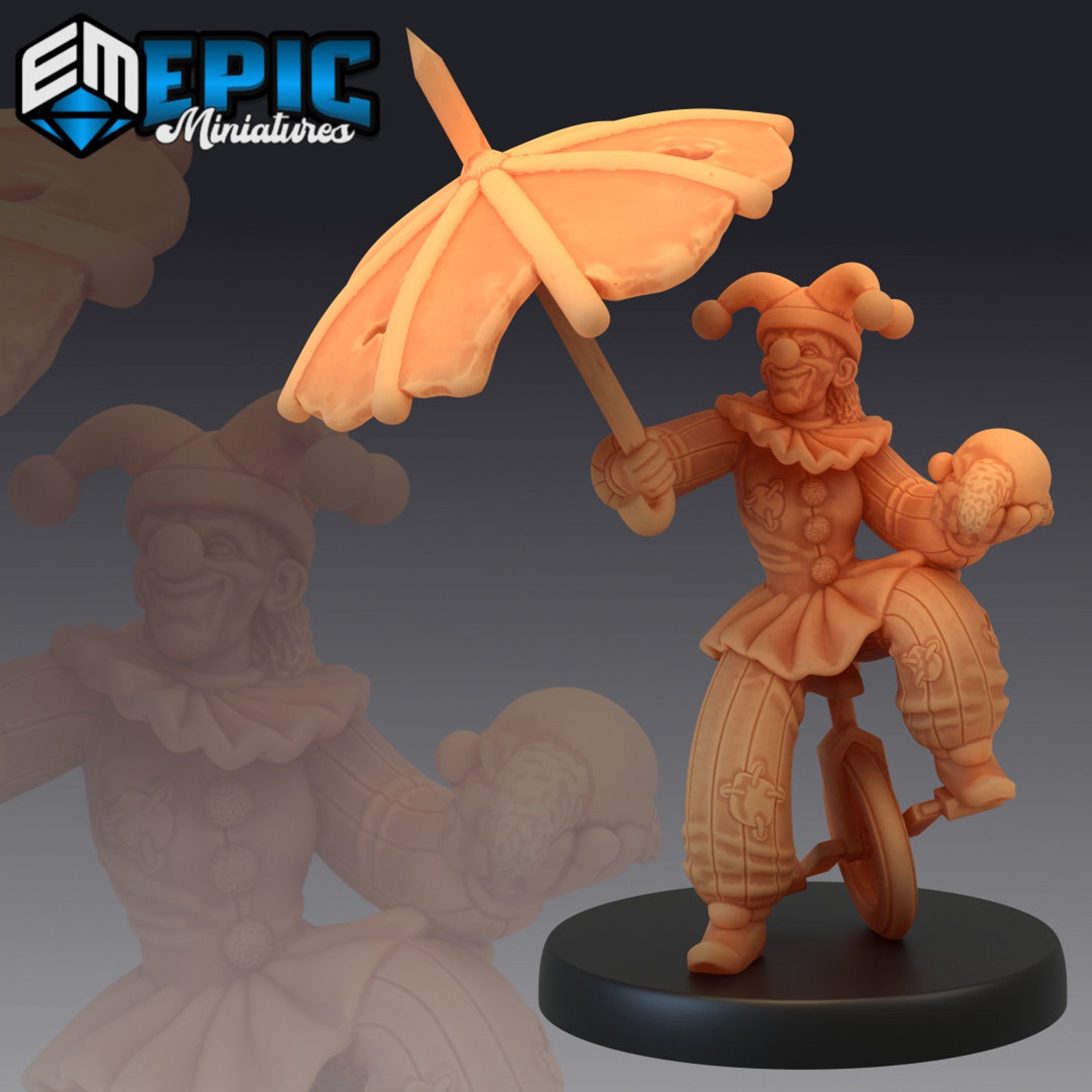 Dnd Clown Miniature Bundle Dungeons and Dragons Minis Perfect for ...