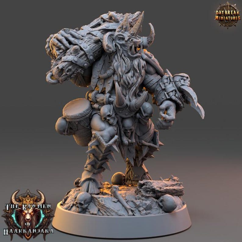 Hell Knight, Yoke Fiend Miniature Trench Crusade Mini DND Models Trench ...