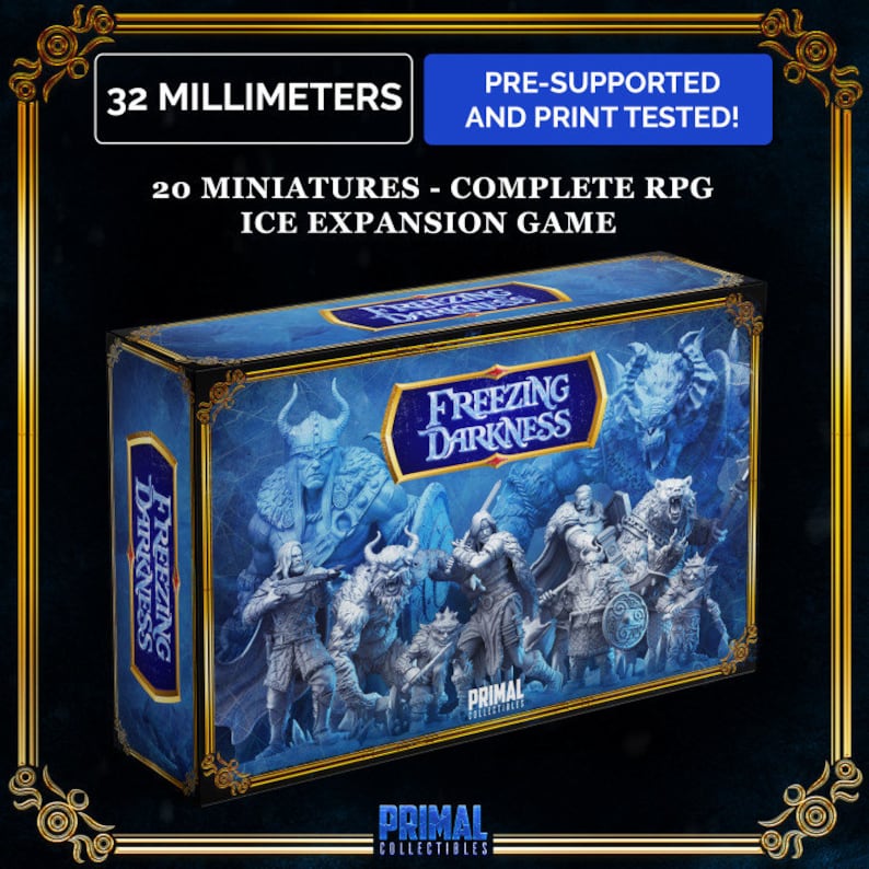 Dnd Campaign Miniatures Bundle Freezing Darkness Set Dungeons and ...