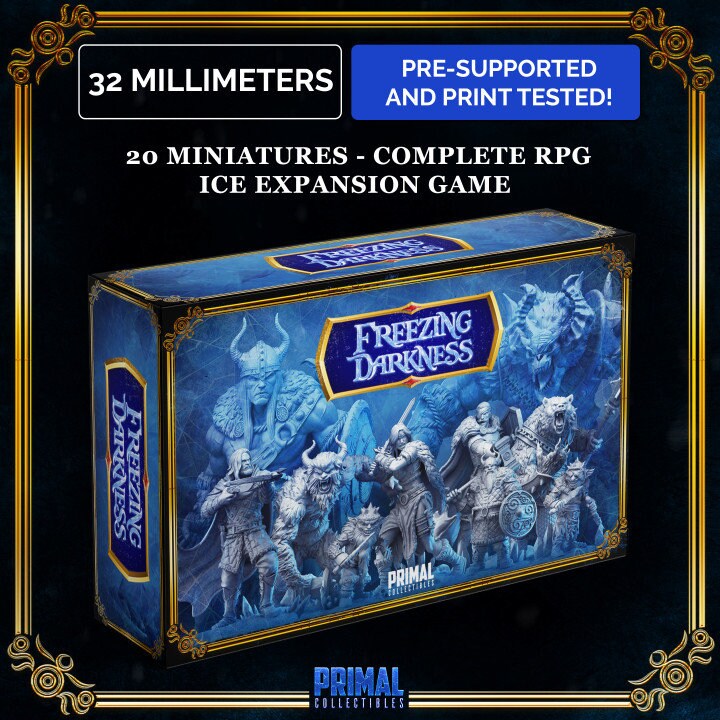 Dnd Campaign Miniatures Bundle Freezing Darkness Set Dungeons and ...