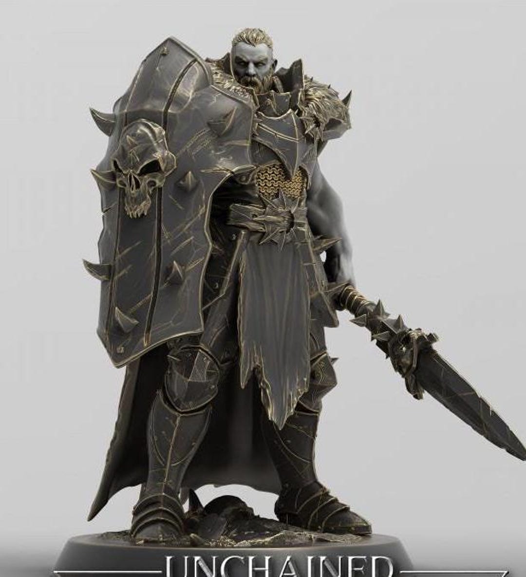 War Prophet Paladin, Champion Miniature Knight of the Bell DND Models ...