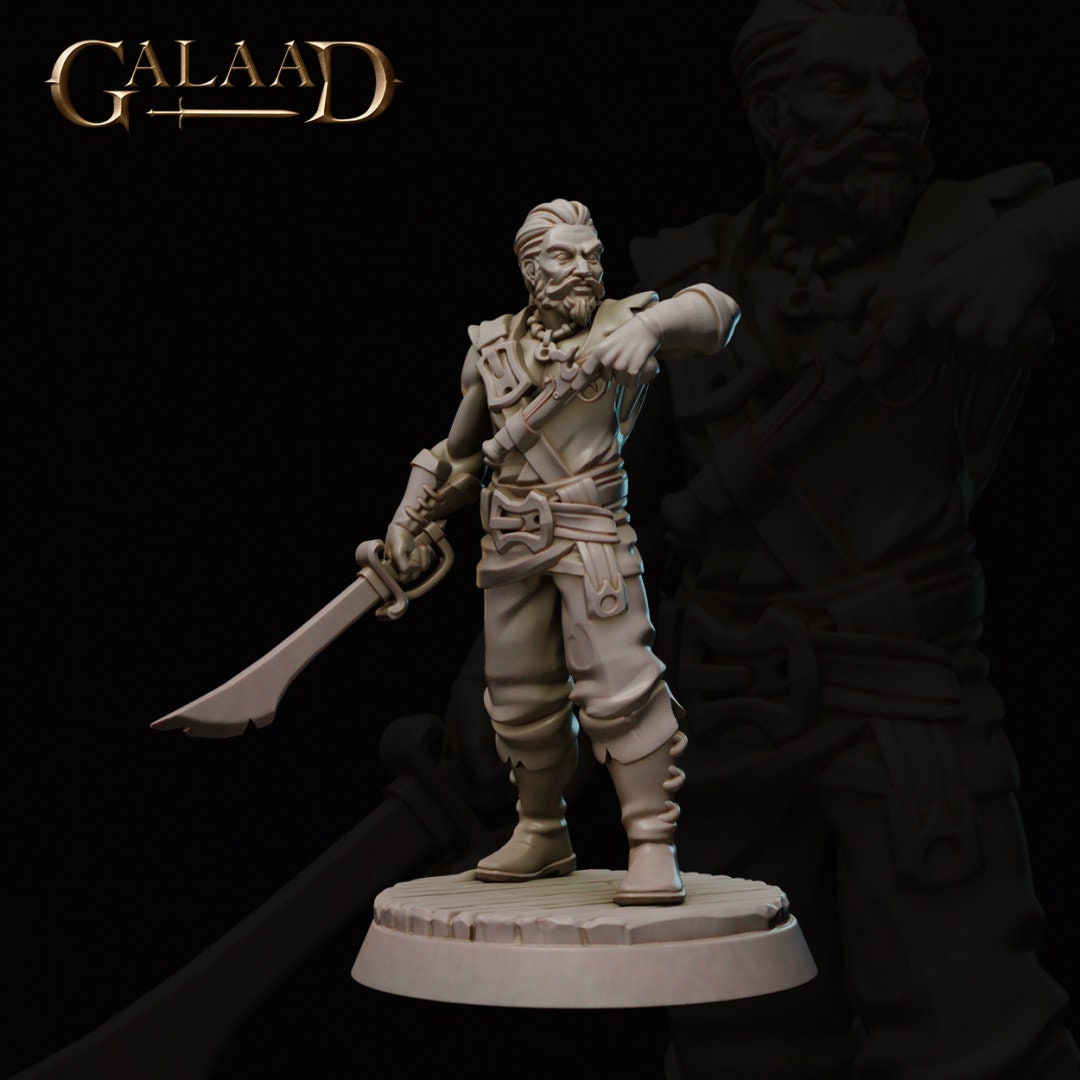 Dnd Pirate Miniature Bundle for Dungeon Quest Set Dungeons and Dragons ...