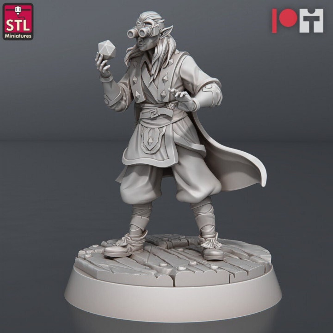 Dnd Artificer Miniature Dungeon Quest Set Dungeons and Dragons Mini Npc ...
