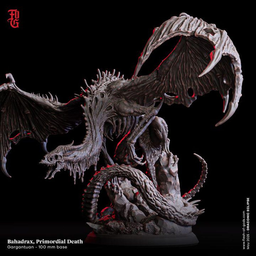 Dnd Skeleton Dragon Miniature Dnd Huge Enemy Mini for Dungeons and ...