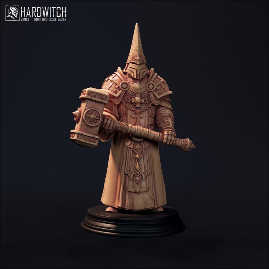 War Prophet Priest, Heretic Priest Character Miniature Artillery Witch ...