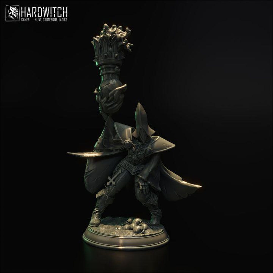 War Prophet Priest, Heretic Priest Character Miniature Artillery Witch ...