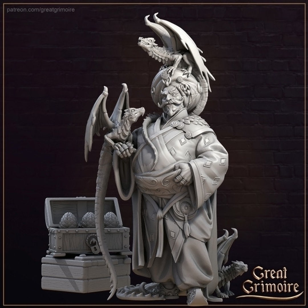 Dnd Dragon Vendor Miniature Dnd Hero Character for Dungeons and Dragons ...