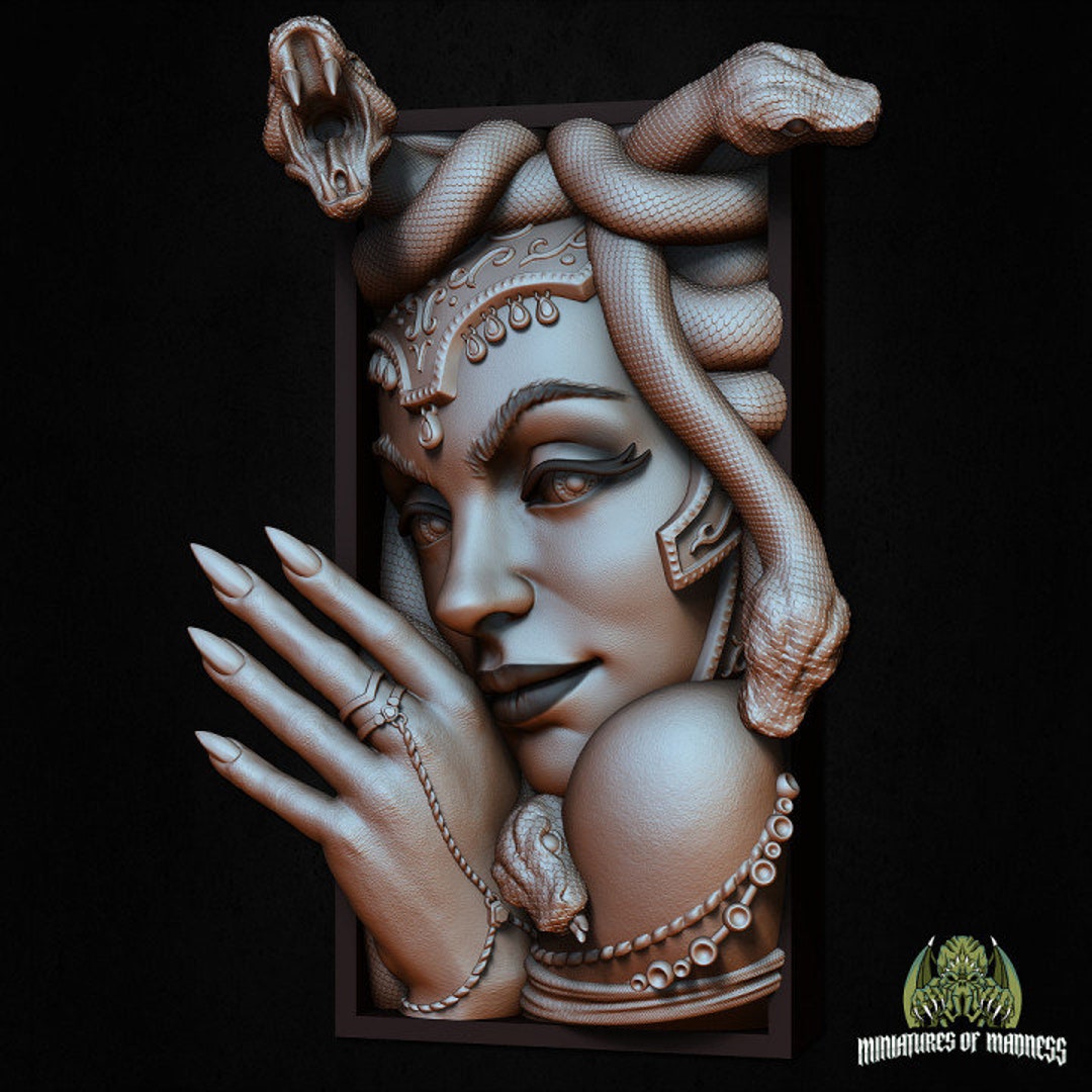 Dnd Medusa Book Nook Dungeons and Dragons Halloween Dice Gamer Gift for ...