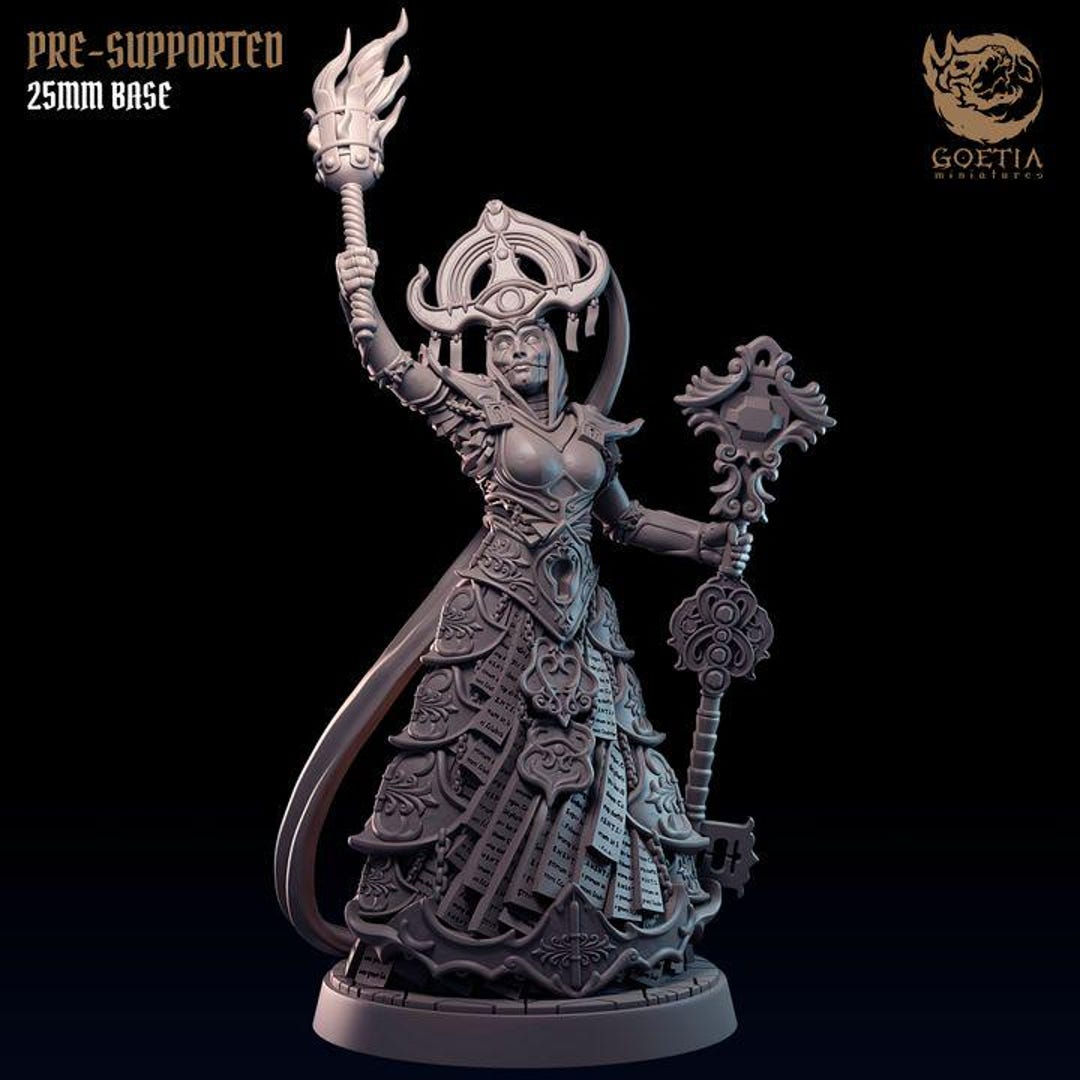War Prophet Priest, Heretic Priest Character Miniature Knight of the ...