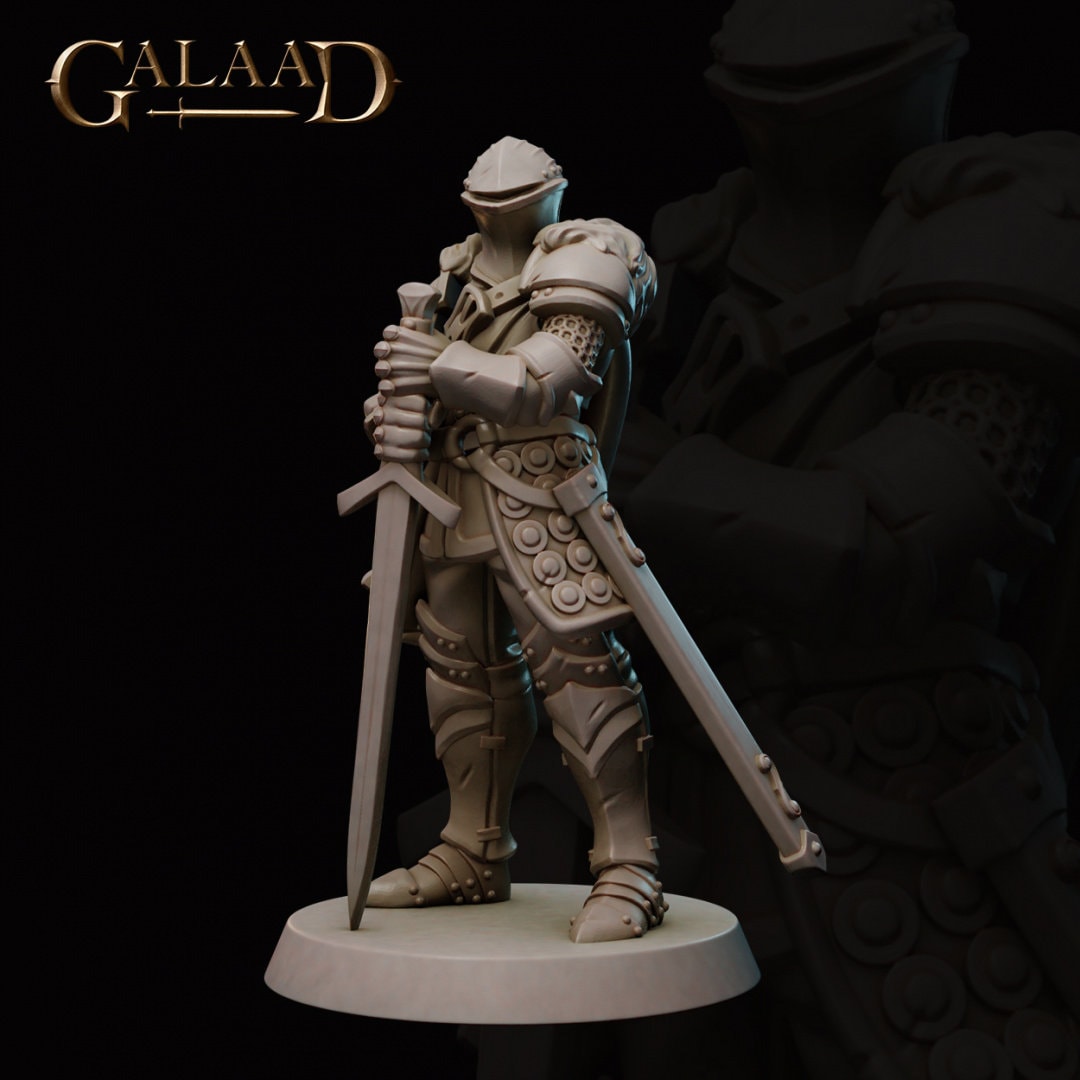Dnd Knight Miniature Bundle for Dungeon Quest Set Dungeons and Dragons ...