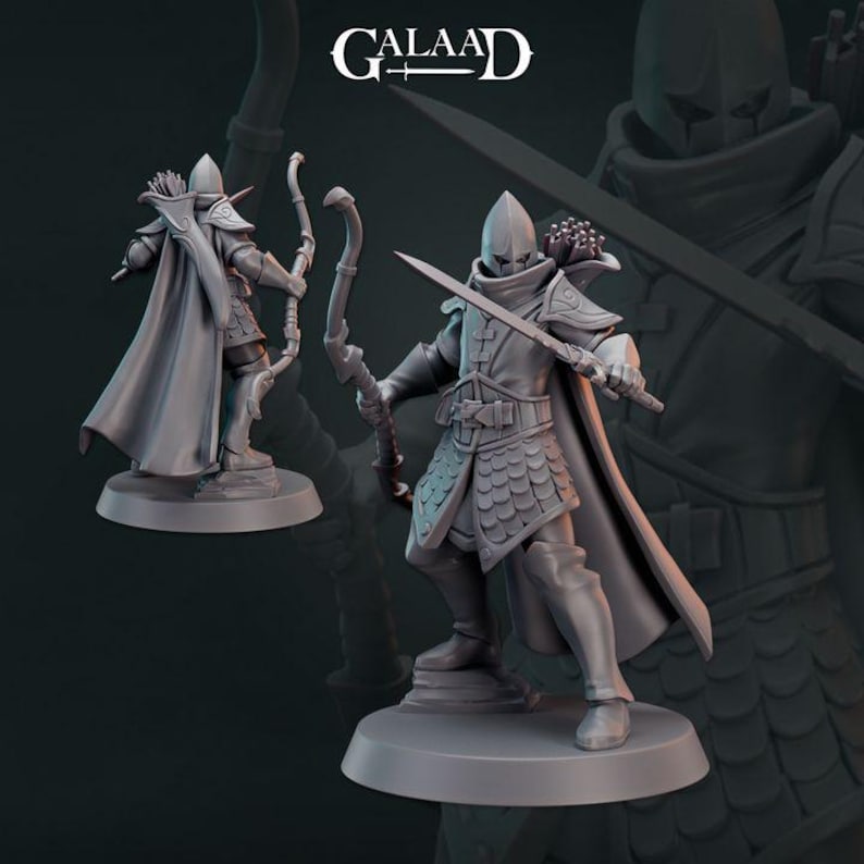 Dnd Elves Miniature Bundle for Dungeon Quest Set Dungeons and Dragons ...