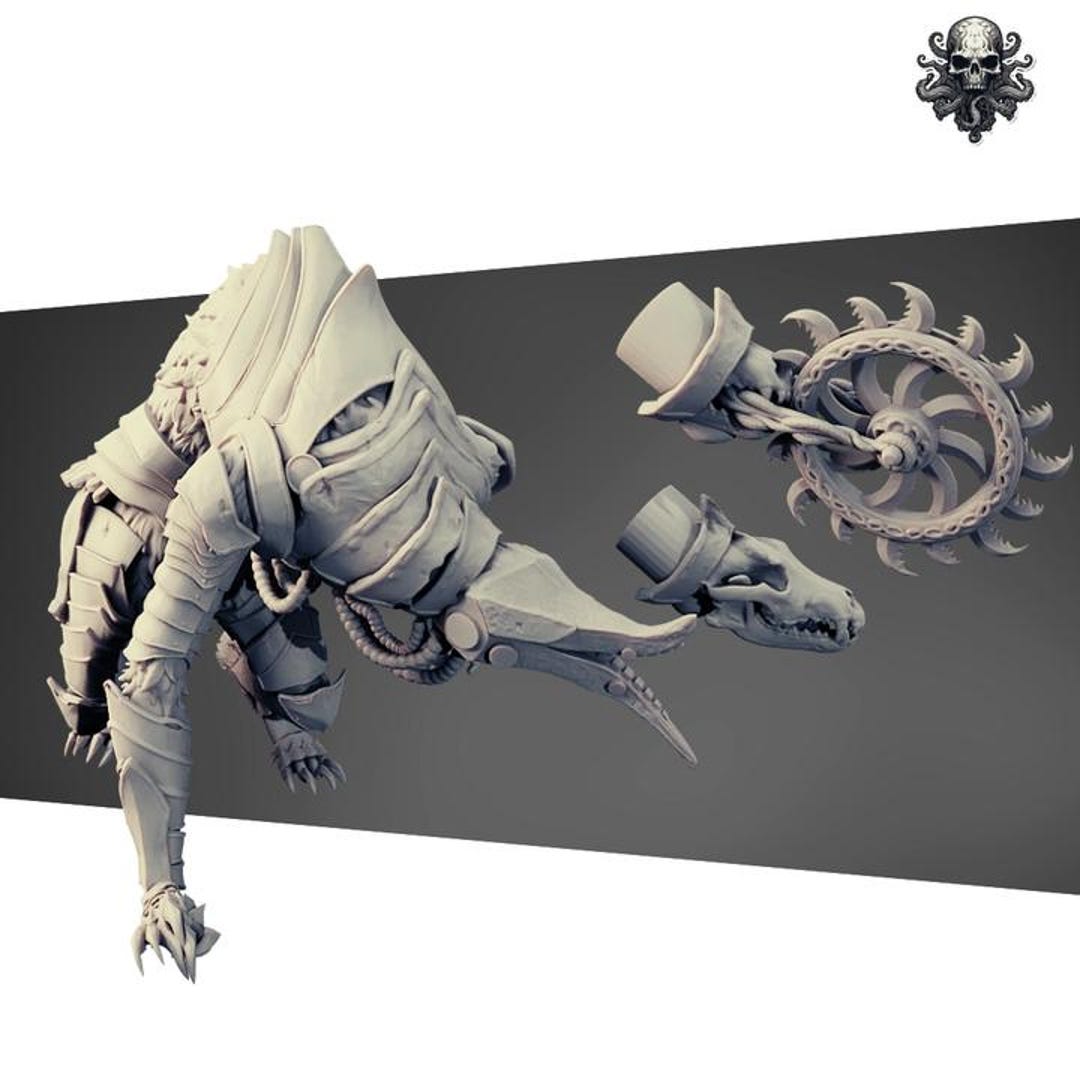 Mutated War Wolf Miniature Trench Crusade Mini DND Models Trench ...