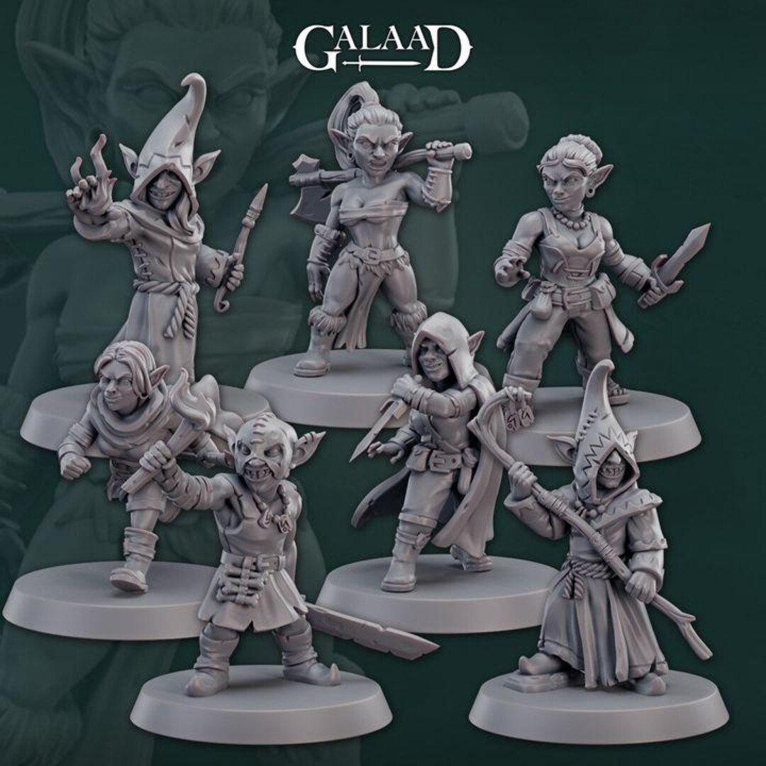 Dnd Mana Goblin Miniature Evil Monster Mini Enemy Monster Dungeons and ...