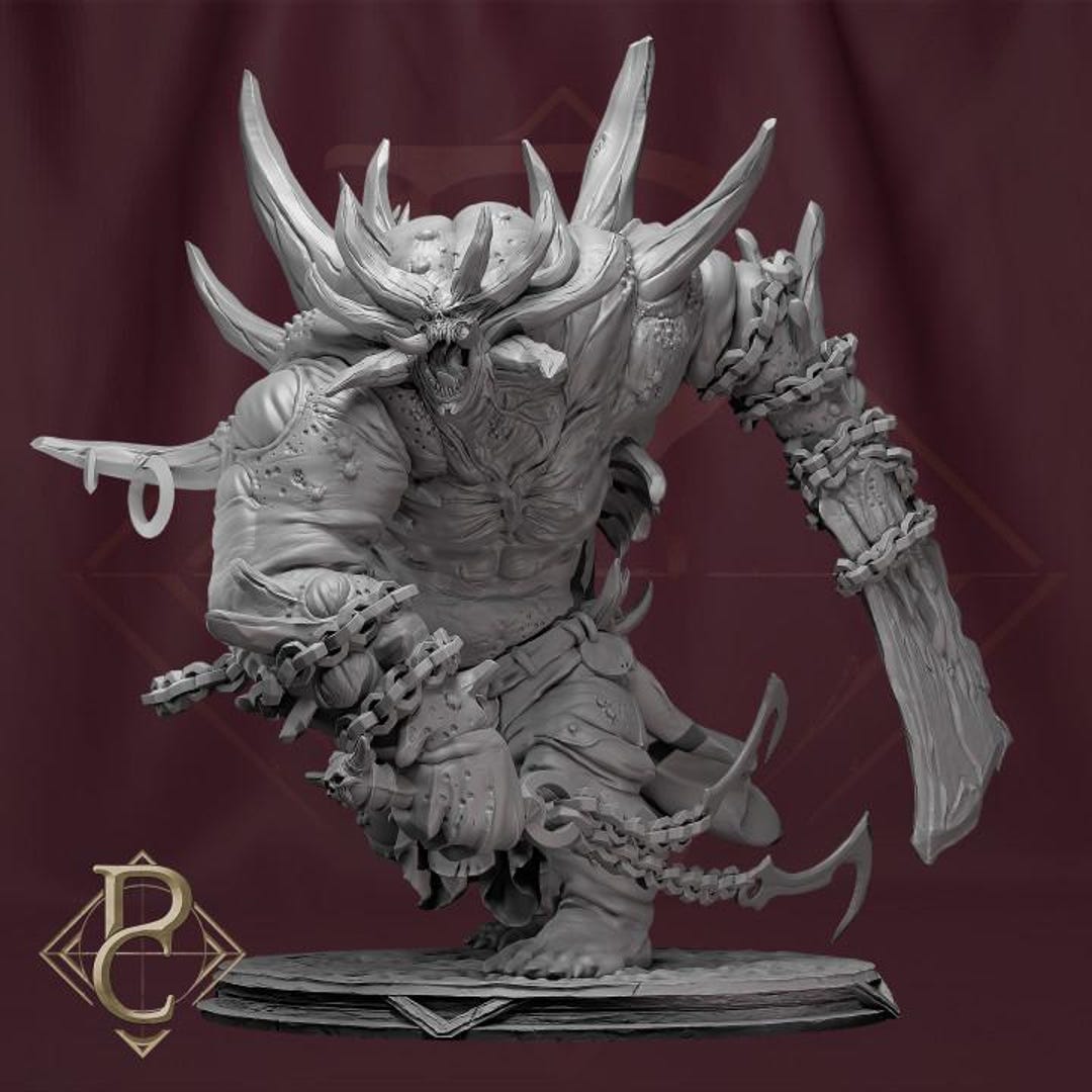 Brazen Bull, Praetor, Yoke Fiend Miniature Trench Crusade Mini DND ...