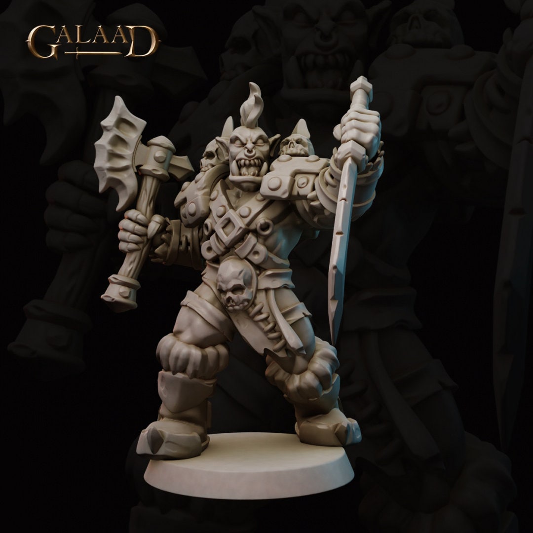 Dnd Orc Warband Miniature Bundle for Dungeon Quest Set Dungeons and ...