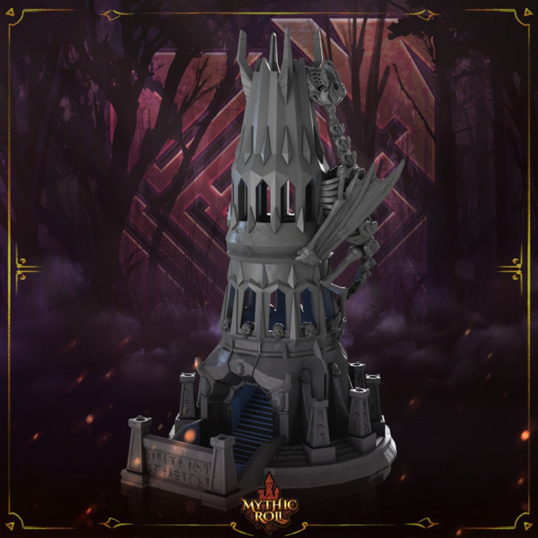 Dnd Necropolis Dice Tower Miniatures Dungeons and Dragons Gift D&D ...